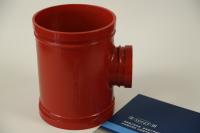 China 200 Degree Temperature Grooved Tee Fittings High Temperature / Connection for sale
