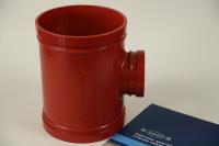 China 200 Degree Temperature Grooved Tee Fittings High Temperature / Connection for sale