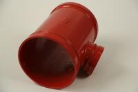 China 200 Degree Temperature Grooved Tee Fittings High Temperature / Connection for sale
