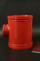 China 200 Degree Temperature Grooved Tee Fittings With 3 Ends / High Pressure Resistance for sale