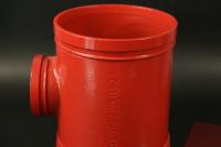 China 200 Degree Temperature Grooved Tee Fittings With 3 Ends / High Pressure Resistance for sale