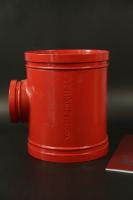 China 200 Degree Temperature Grooved Tee Fittings With 3 Ends / High Pressure Resistance for sale