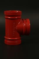 China Grooved Mechanical Tee Ductile Iron For Safe / Secure Pipe Connections for sale