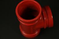 China Grooved Mechanical Tee Ductile Iron For Safe / Secure Pipe Connections for sale