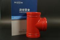 China FM Approved Grooved Mechanical Tee Connection Type Grooved Corrosion Resistant for sale