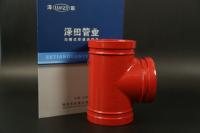 China FM Approved Grooved Mechanical Tee Connection Type Grooved Corrosion Resistant for sale