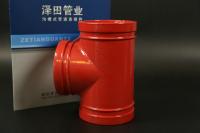 China FM Approved Grooved Mechanical Tee Connection Type Grooved Corrosion Resistant for sale