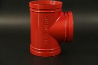 China Strictly Controlled Grooved Mechanical Tee For Ductile Iron Pipes for sale