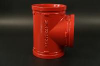China Corrosion Resistant Mechanical Grooved Tee / Easy To With Groove Type Clamps for sale
