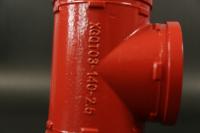 China Corrosion Resistant Mechanical Grooved Tee / Easy To With Groove Type Clamps for sale