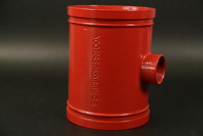 China 200 Degree Grooved Tee Customized Support / High Temperature For OEM ODM for sale
