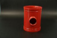 China 2.5 Mpa Pressure Grooved Reducing Tee For Ductile Iron Pipe Connections for sale