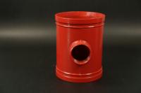 China 2.5 Mpa Pressure Grooved Reducing Tee For Ductile Iron Pipe Connections for sale