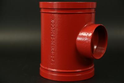 China High Pressure Resistance Grooved Tee Fittings Casting Made Effectively for sale
