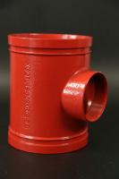 China High Pressure Resistance Grooved Tee Fittings Casting Made Effectively for sale