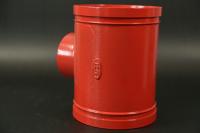 China High Pressure Resistance Grooved Tee Fittings Casting Made Effectively for sale