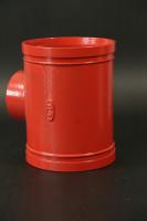 China High Pressure Resistance Grooved Tee Fittings Casting Made Effectively for sale