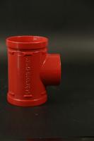 China Reducer Grooved Tee Fittings For Precise / Dependable Grooved End Connections for sale