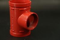 China Reducer Grooved Tee Fittings For Precise / Dependable Grooved End Connections for sale