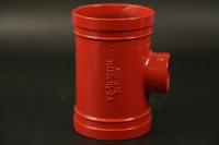China Easy Installation Grooved Tee Fittings Pressure Rating 362 PSI Grooved End Connection for sale