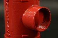 China High Temperature Grooved Tee Fittings 200 Degree End Pressure Rating 362 PSI Casting for sale