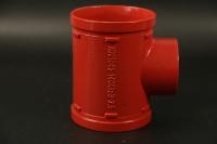 China 2.5 Mpa Tee Grooved Connection Grooved For Easy Installation Piping System for sale