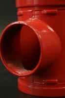 China 2.5 Mpa Tee Grooved Connection Grooved For Easy Installation Piping System for sale