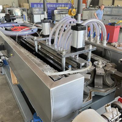 China 50-160mm Pipe Diameter Range Double Wall Corrugated Pipe Production Line with 5-6m.min Pipe Speed for sale