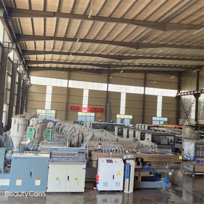 China The Screw Diameter 75mm Corrugated Pipe Manufacturing Equipment with Sj75/30 Single Screw Extruder for sale