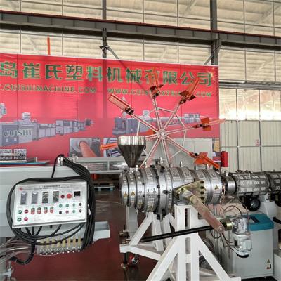 China Industrial HDPE Extrusion Line , Plastic Pipe Extruder Machine for sale