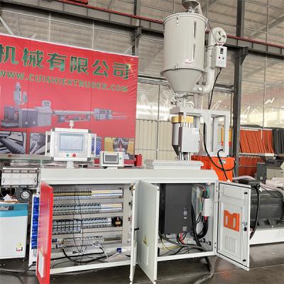 China HDPE PE PP Pipe Extrusion Machine Customized Single Screw Extrusion Machine ISO9001 for sale