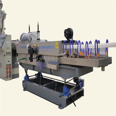 China Single Screw Extruder Double Wall Corrugated Pipe Machine Speed and Production for PP HDPE Pipes for sale