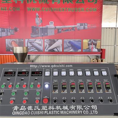 China PLC / Touch Screen Control System Dual Screw Extruder Press For Plastic Extrusion Production Line for sale