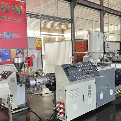China Building Block Type Twin Screw Extruder DLG80 With Alloy Heater And Ceramic Heater for sale