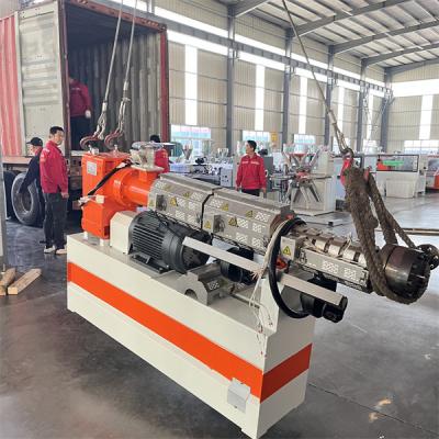 China Delta Inverter Motor Speed Control Dual-Screw Extruder Press for and Precise Production Package Gross Weight 13500.000kg for sale
