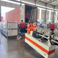 China Durable Twin-Screw Plastic Extruder with Advanced PLC/Touch Screen Control System Package Gross Weight 13500.000kg for sale