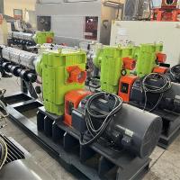China PLC Controlled Twin Screw Extruder with Customized Control System and Ceramic Heater for sale