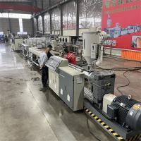 China Coaxial Rotary Twin Screw Extruder with PLC/Touch Screen Control System and Ceramic Heater/Alloy Heater Heating System for sale
