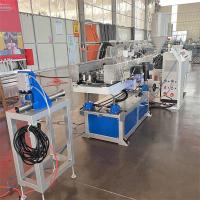 China Plastic Single Wall Corrugated Pipe Machine for Cable Protection Flexible Conduit Production for sale