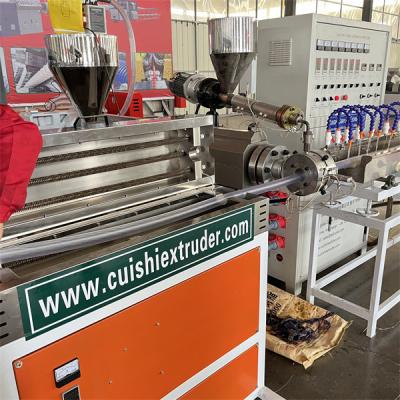 China High Speed PVC Fiber Braided Hose Extruder Flexible Reinforced Water Hose Manufacturing Machine for sale
