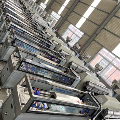 China 50-160mm Pipe Diameter Range Double Wall Corrugated Pipe Extrusion Machine with Single Screw Extruder for sale
