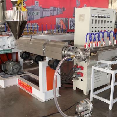 China Plastic PVC Fiber Reinforced Hose Pipe Extrusion Line Industrial Braided Tube Making Machine for sale
