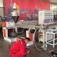 China PVC Fiber Hose Extrusion Line for Garden Irrigation Water Supply Flexible Pipe Making Machine for sale