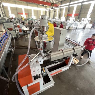 China Sj75/30 Single Screw Extruder and 0.6-3m/min Speed Of Line Corrugated Pipe Manufacturing Equipment for Production for sale