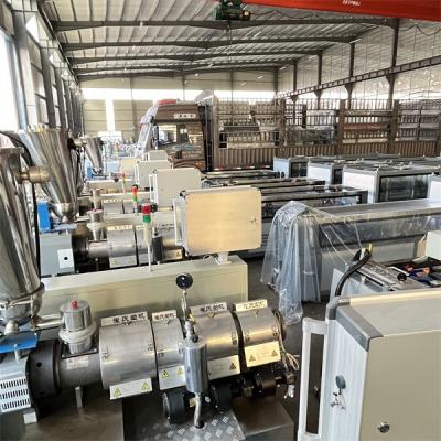 China Corrugated Conduit Extrusion Line for HDPE Single Wall Cable Duct Gurantee 1 Year for sale