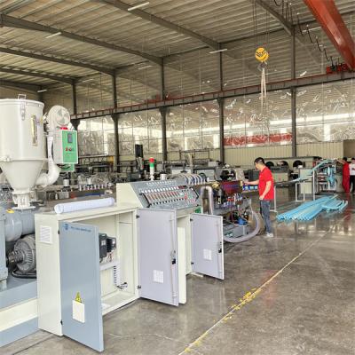 China Customizable Double Wall Corrugated Pipe Machine for PP HDPE Pipe Diameter Range 50-160mm 120-200kg/h for sale