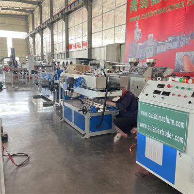 China Smooth Single Wall Corrugated Pipe Machine with Omron Instrument Control and 100-150m/min Pipe Speed for sale