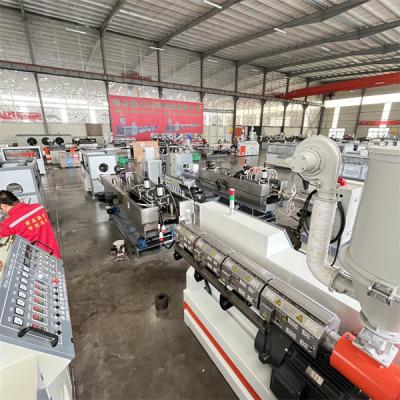 China Single Screw Extruder Double Wall Corrugated Pipe Machine for PP HDPE Pipe for sale