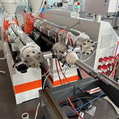 China 50-160mm Pipe Diameter Range Double Wall Corrugated Pipe Production Line for PP HDPE Pipes for sale