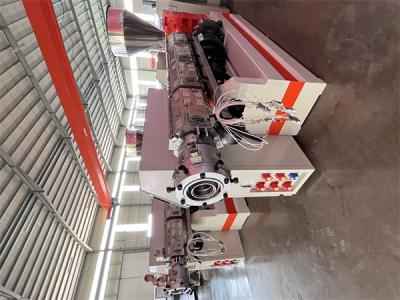 China ABA Three-layer Co-extrusion PE Pipe Line Design with 9 Meters Long Vacuum Tank and SUS304 Material for sale